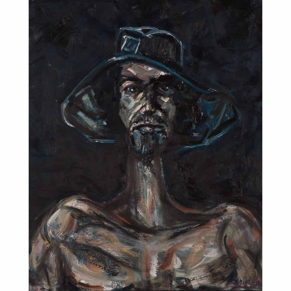 Portrait Blue – Monda Gallery