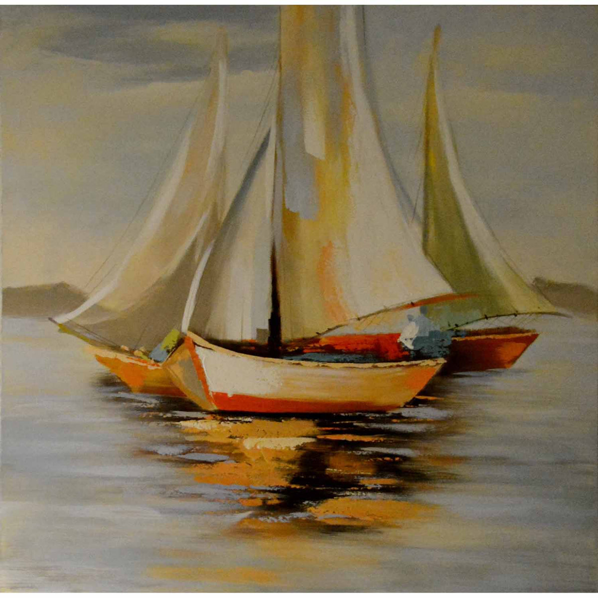 Abstract Boat Canvas – Monda Gallery