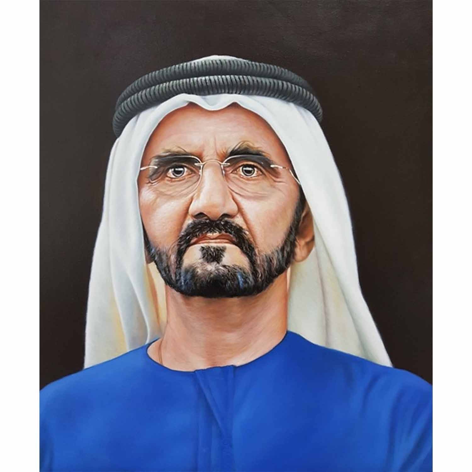 Portrait of Sheikh Mohammed bin Rashid Al Maktoum – Monda Gallery